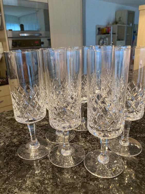 Champagner-Gläser echt Kristall | Kaufen auf Ricardo