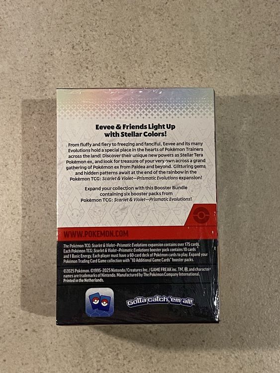 Pokémon Prismatic Evolutions Booster Bundle – 6 Packs – EN – (Neu und ...