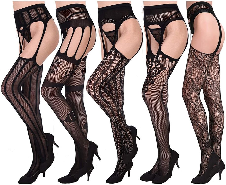 5-pack Sexy Netz Strumpfhosen Pantyhose Strapsen | Kaufen auf Ricardo