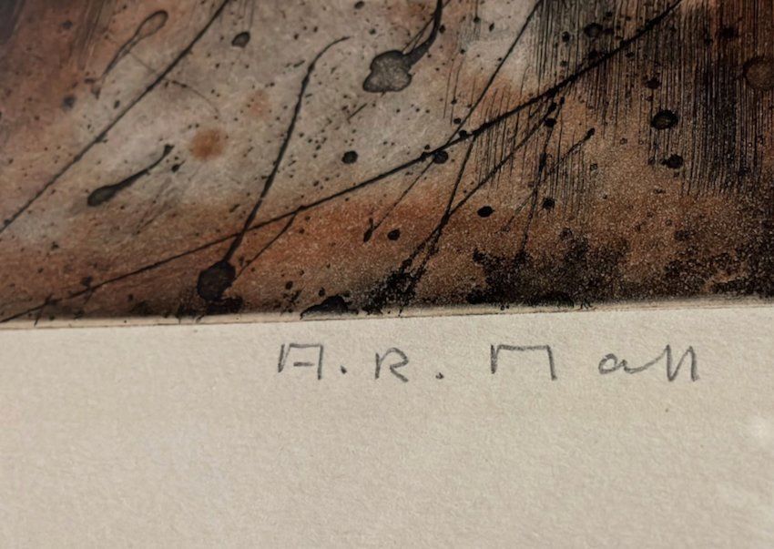 Radierung Interessanter Akt von Arthur Moll (ID 7098) (Gebraucht) in ...