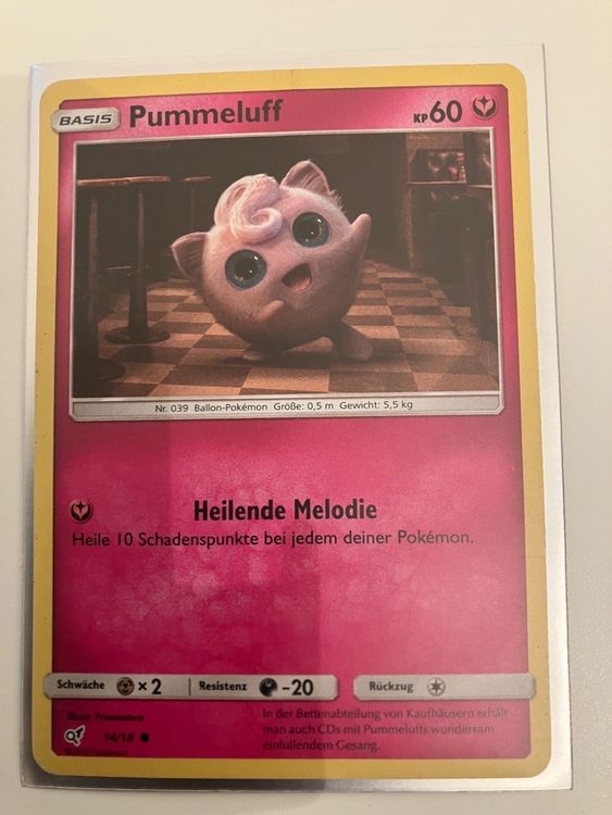 Pokemon Pummeluff 14/18 Holo (Gebraucht) in Ruggell für CHF 0.5 – mit ...