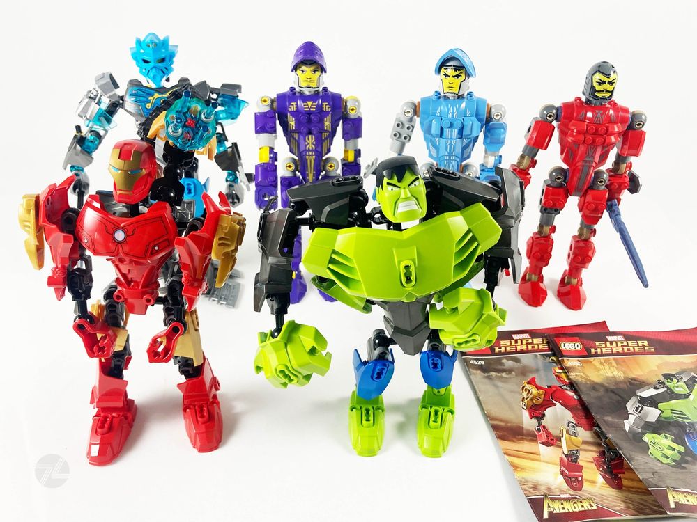 LEGO Super Heroes Avengers + Knights + Bionicle Figuren (Gebraucht) in ...