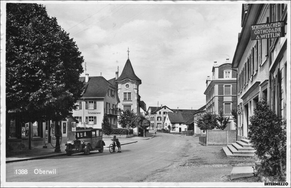 Oberwil BL // ca. 1930 Oldtimer Knabe Velo // Schuhmacherei | Kaufen auf Ricardo