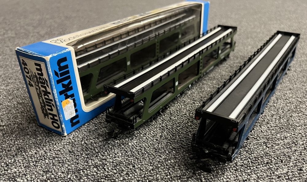 Märklin 4074/4234 Autotransportwagen Set der DB H0 AC | Kaufen auf Ricardo