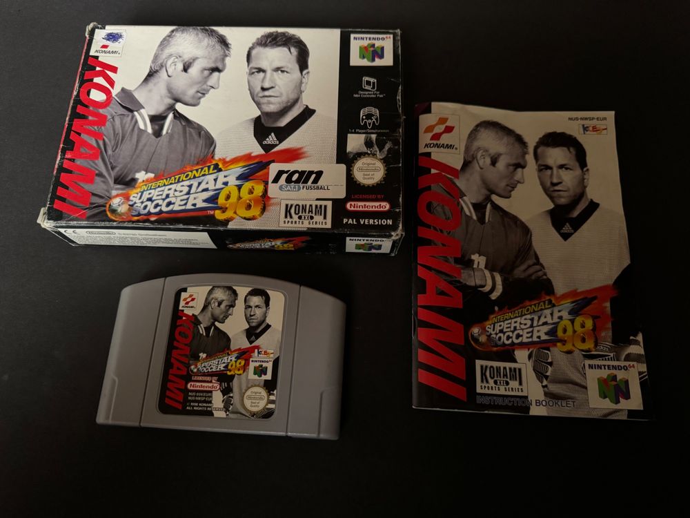 ISS 98 INTERNATIONAL SUPERSTAR SOCCER 98 IN ORIGINALSCHACHTE (Gebraucht ...