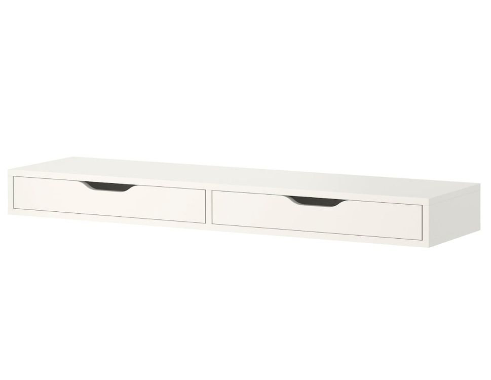 IKEA EKBY ALEX shelf with drawers, white, 119×29cm (Neu (gemäss ...