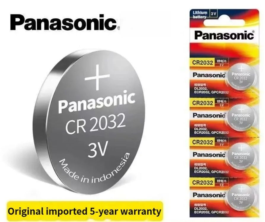 CR2032 Knopfbatterien Panasonic 10 Stk. originalverpackt! (Neu und ...