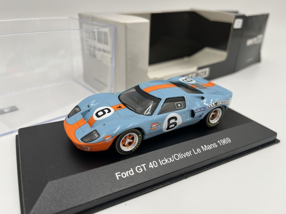 Ford GT40 Ickx/Oliver LeMans 1969, 1:43 White Box (Gebraucht) in Broc ...