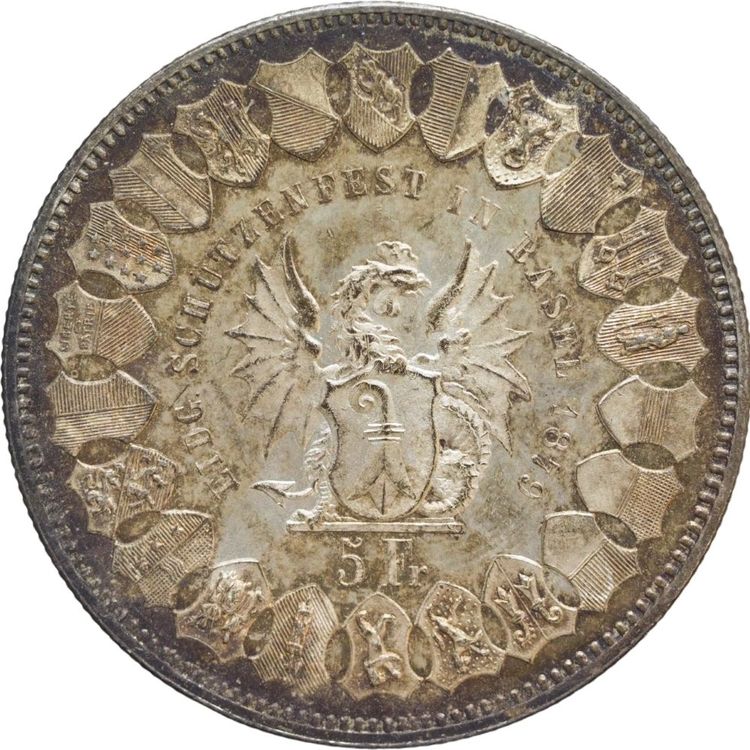 Schweiz Schützentaler 1879 Schützenfest Basel (Gebraucht) in Liestal für CHF 85 – mit Lieferung ...