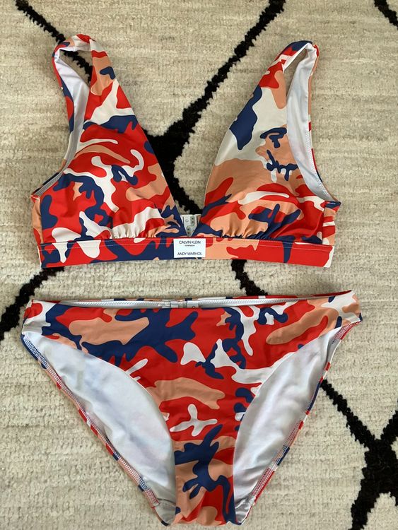Calvin Klein Bikini, Andy Warhol, Grösse S (Gebraucht) in Baden für CHF ...