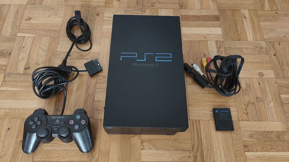 Playstation 2 (SCPH-30004R) moddable + Controller + Kabel | Kaufen auf ...