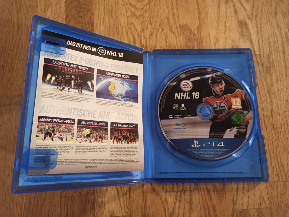 📀🎮📀NHL 18 PS4 / PS4 📀🎮📀 (Gebraucht) in Oberweningen für CHF 7.95 – mit Lieferung auf Ricardo kaufen