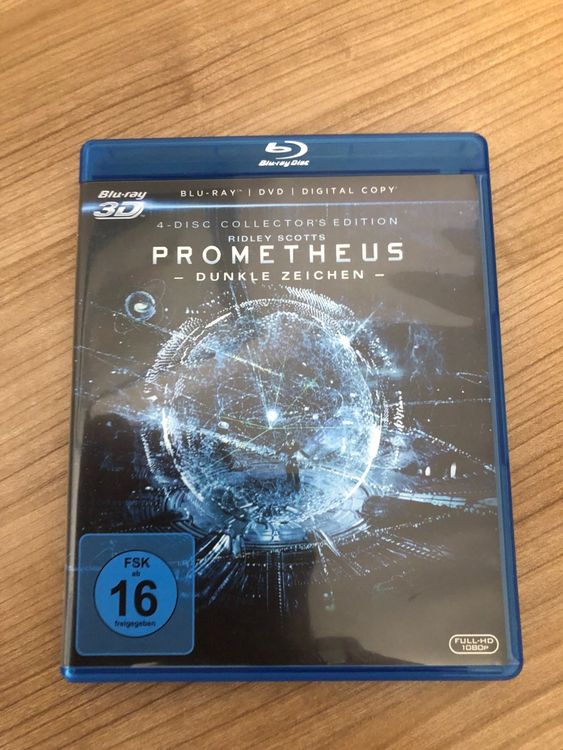 Blue-Ray DVD "PROMETHEUS" 3Din Bestzustand wie neu mit Bonus | Kaufen auf Ricardo