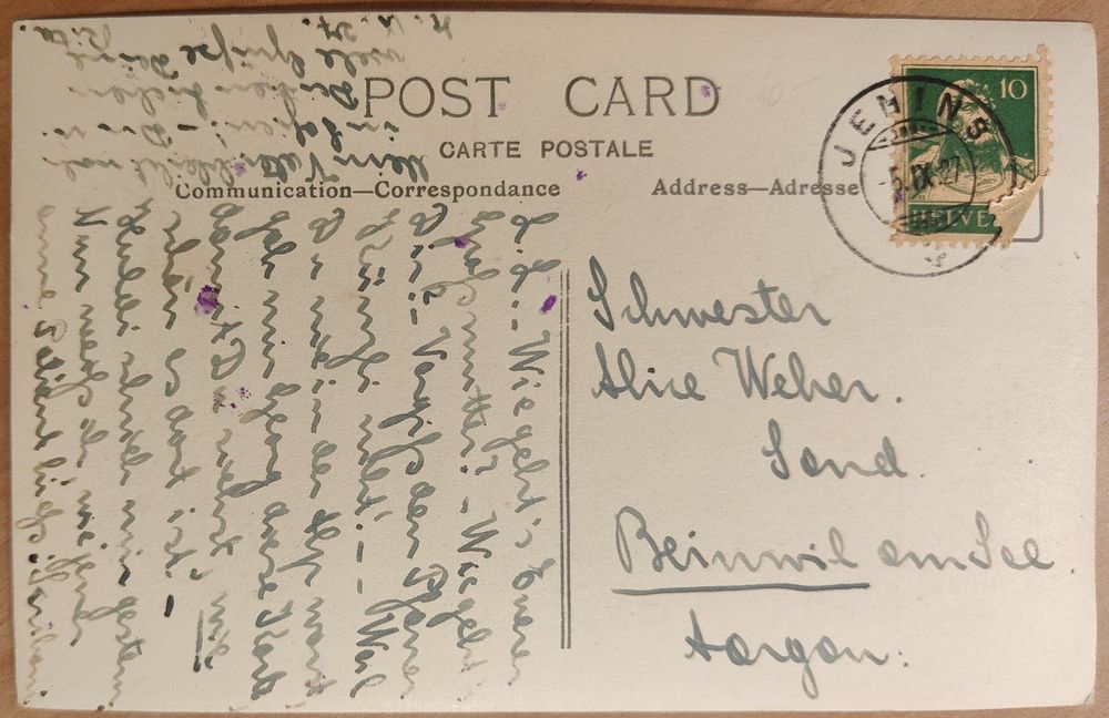 Foto AK Jeninser Alp um 1925 (Gebraucht) in St. Erhard für CHF 13.5 ...