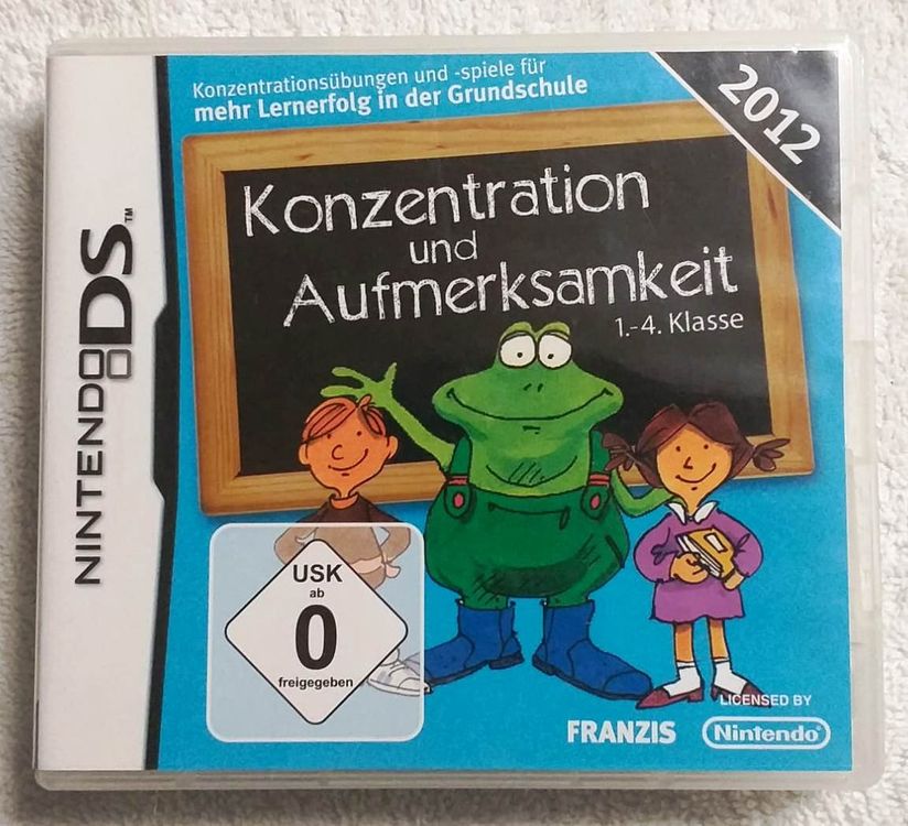 Nintendo DS Spiel Konzentration und Aufmerksamkeit 1.-4. Kl. | Kaufen ...