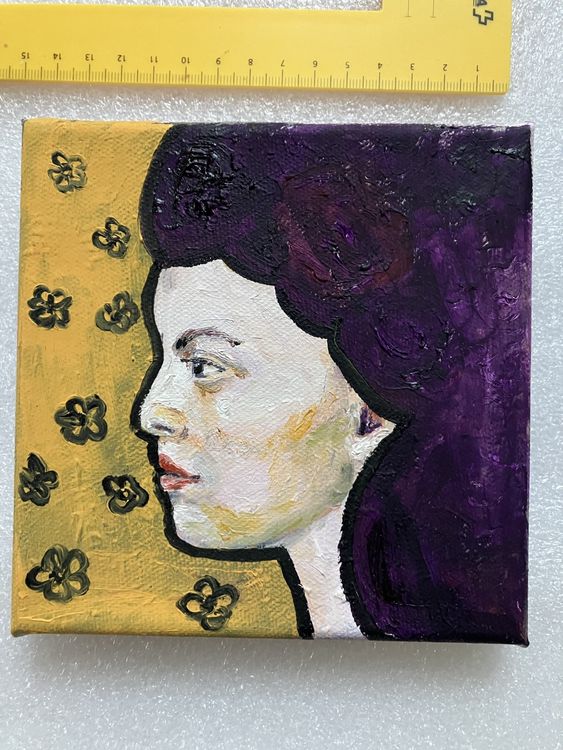 Ölgemälde auf Leinwand, Frauenportrait, Unikat (Neu (gemäss Beschreibung)) in Steckborn für CHF ...