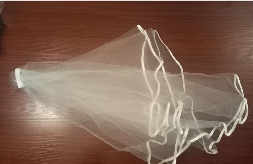 6x Tüll-Hochzeitsschleier / Voile de mariage en Tulle (Neu und ...
