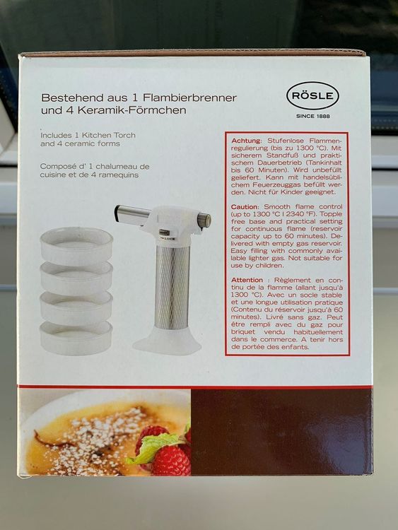Rösle Flambier Set Tradition ab nur 29.- (Neu und originalverpackt) in ...