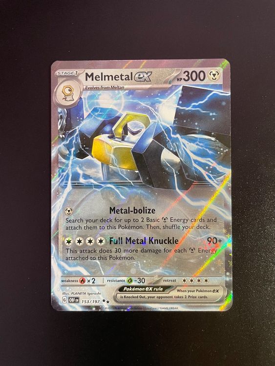 Pokemon Melmetal ex (153/197) | Kaufen auf Ricardo