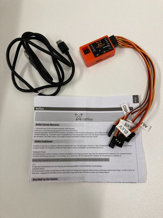 FMS Reflex V2 Stabilisierungssystem (3-Achs Gyro) komplett (Neu (gemäss ...