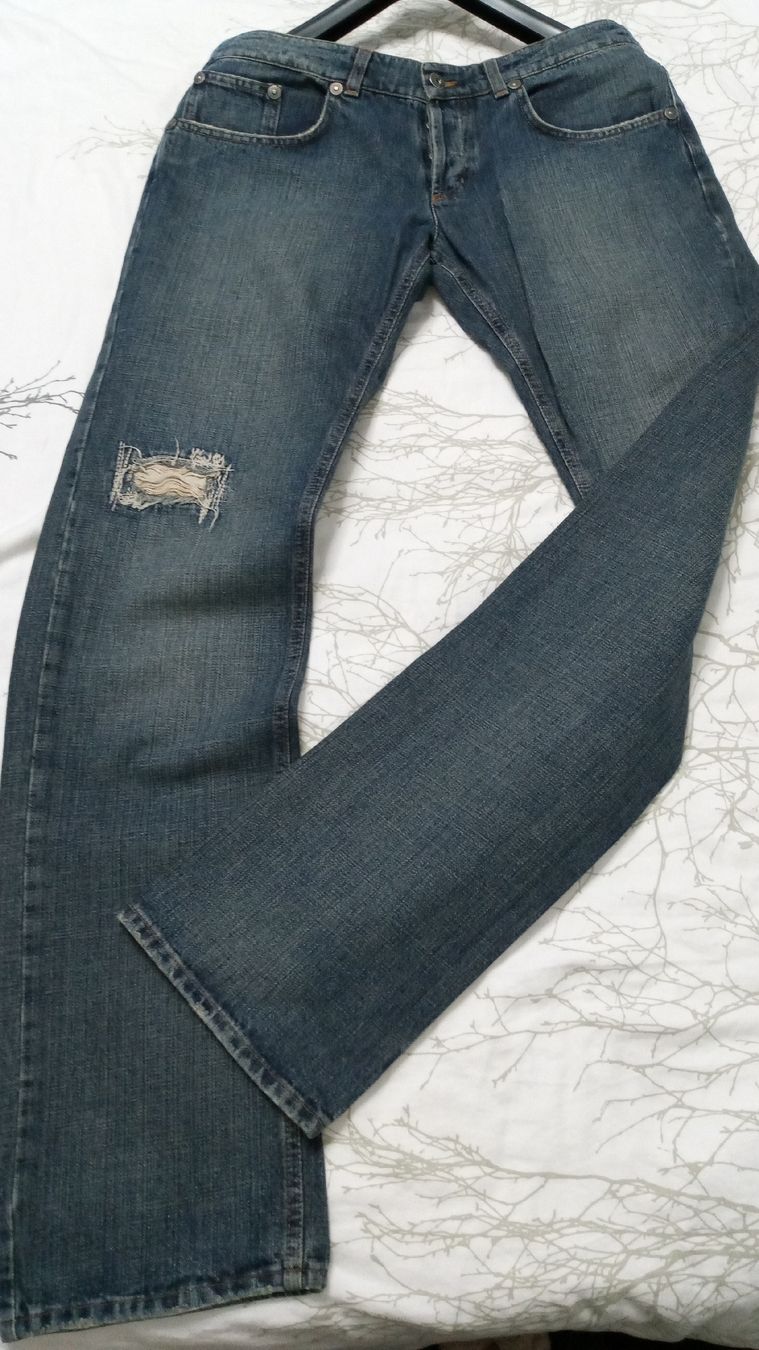 Jeans délavé Iceberg Ice J, style grunge tendance! T 32 (Neuf (Voir ...