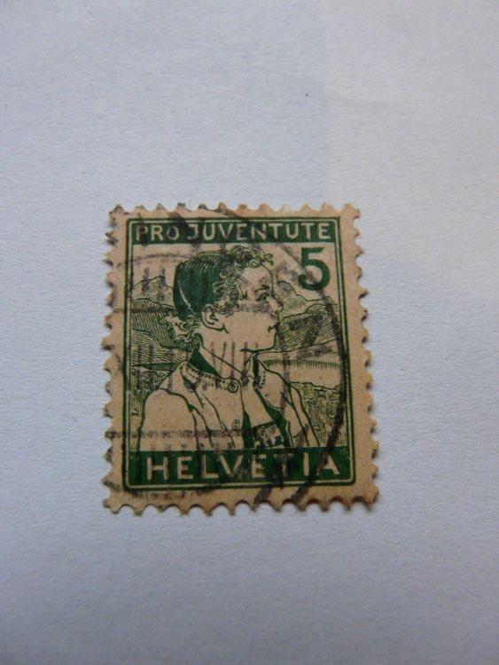 Pro Juventute 1915 Appenzeller Knabe 5C. Gestempelt | Kaufen auf Ricardo