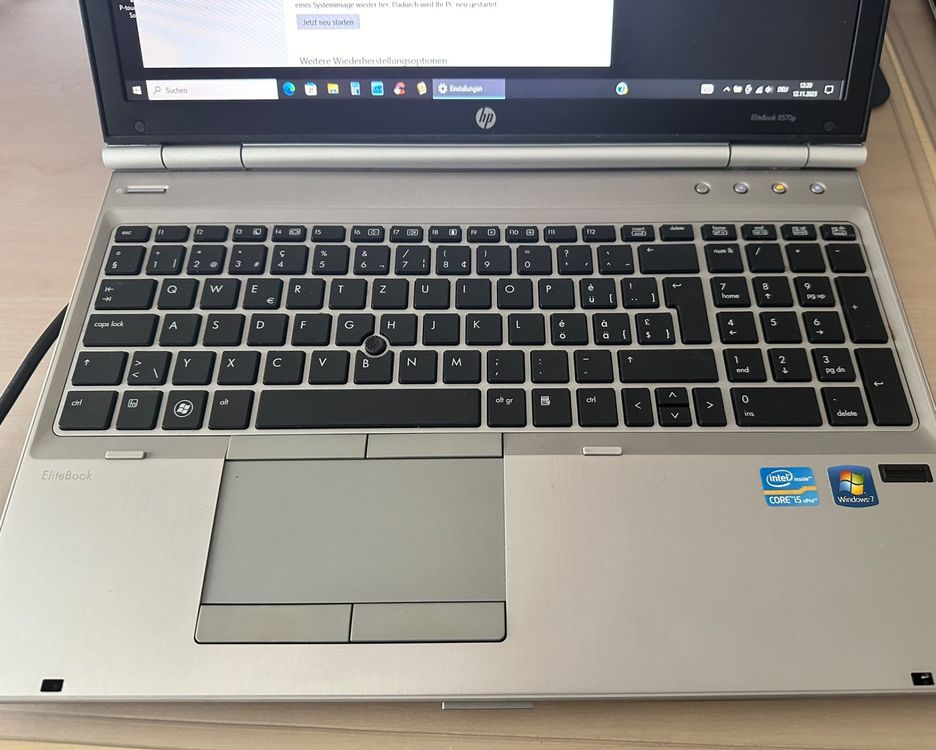 HP Elitebook 8570p, i5 vPro, 15.6 Zoll, 500GB, guter Zustand (Gebraucht ...