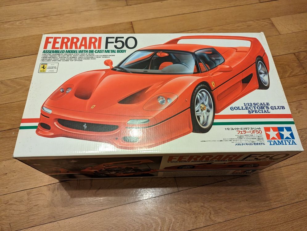 Tamiya Ferrari F50 rot 1/12 (Gebraucht) in Zürich für CHF 299 – mit ...
