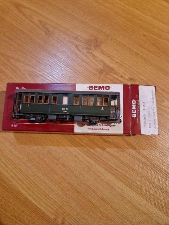 Bemo 3230 123 RhB B 2063 Zweiachser Personenwagen (Gebraucht) in Illhart für CHF 37 – mit ...