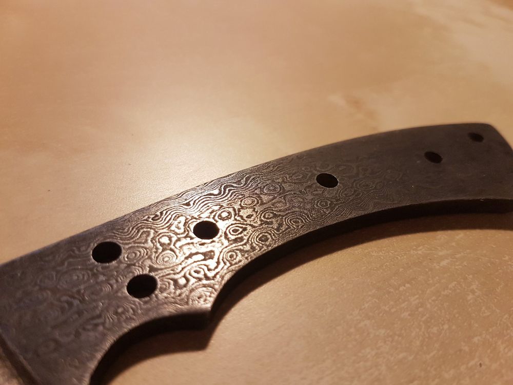 Messer-Rohling / Messer-Klinge / Klingen-Rohling - Damast (Neu (gemäss ...