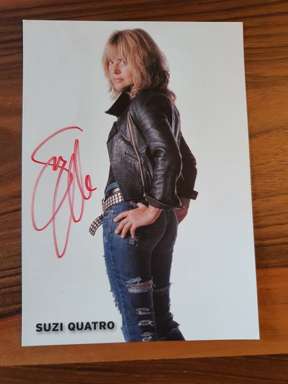 Suzi Quatro, handsigniert (Gebraucht) in Buchs ZH für CHF 17 – mit ...