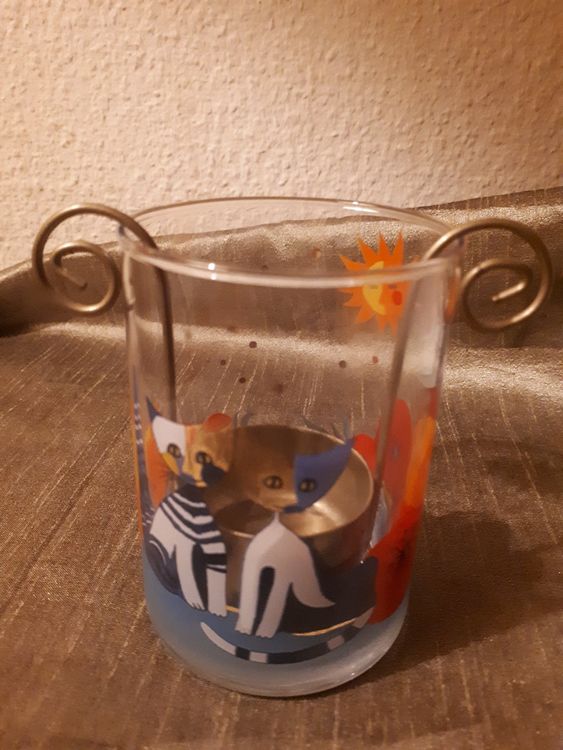 Rosina Wachtmeister Teelicht mit Kerzenhalter Glas (Gebraucht) in Basel für CHF 15 – mit ...