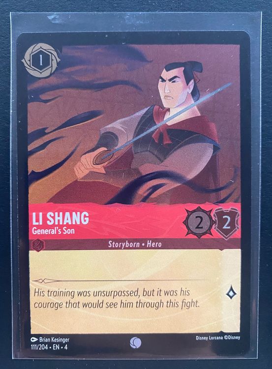 Lorcana FOIL LI SHANG 111/204 EN-4 Common (Gebraucht) in Lugano für CHF ...
