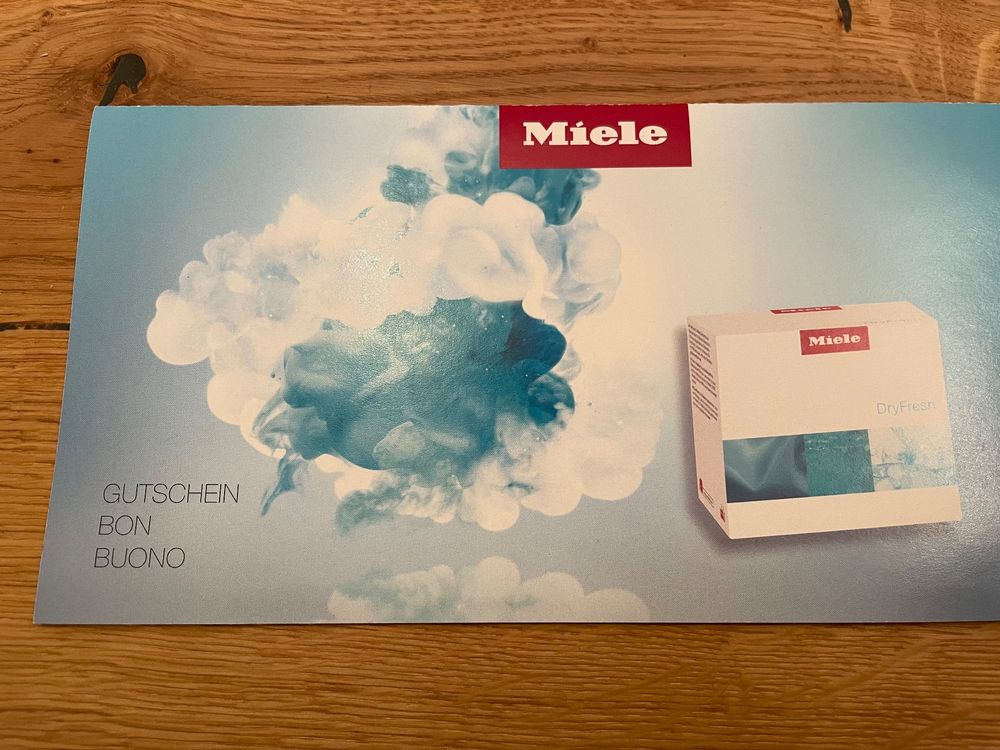 Miele Gutschein-Code - Trocknerduft | Kaufen auf Ricardo