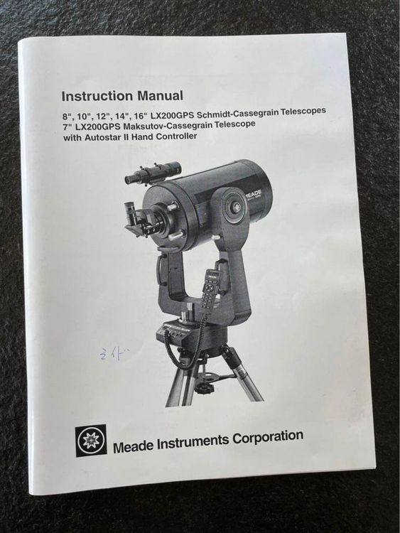 Teleskop Meade LX200GPS 8 Zoll | Kaufen auf Ricardo
