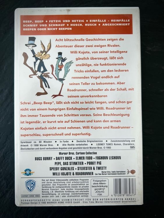 Willi Kojote und Roadrunner, VHS (Gebraucht) in Meilen für CHF 7 – mit ...