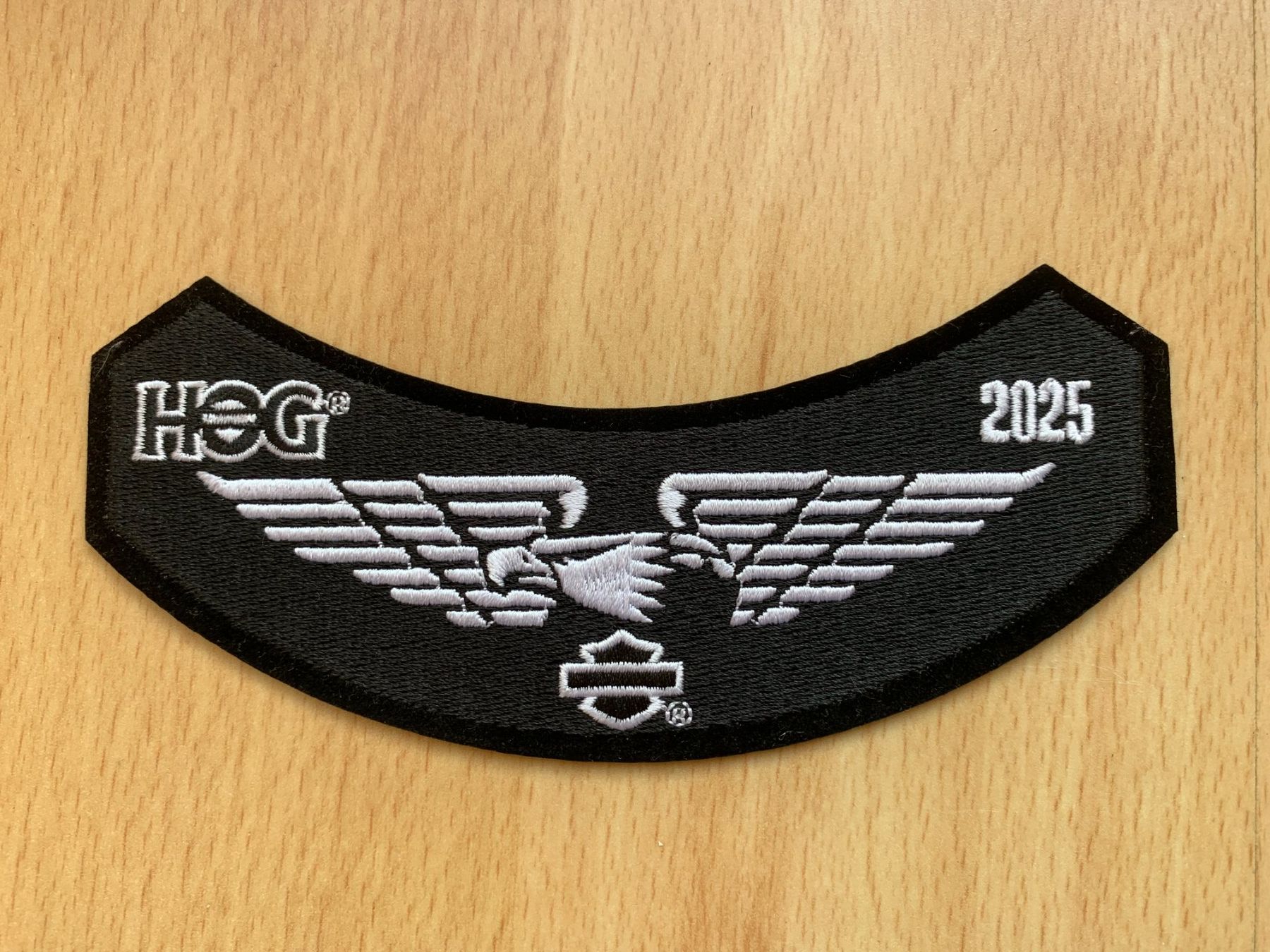 Harley Owners Group 2025 Patch mit Pin, Top Zustand (Neu und ...