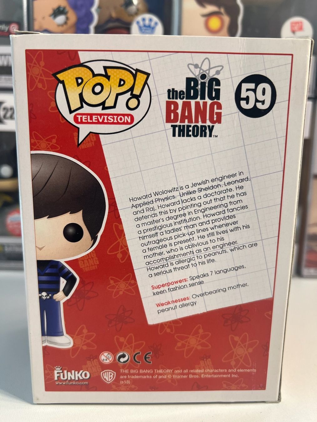 Funko POP! The Big Bang Theory Howard Wolowitz (Sortie 2013) (D ...