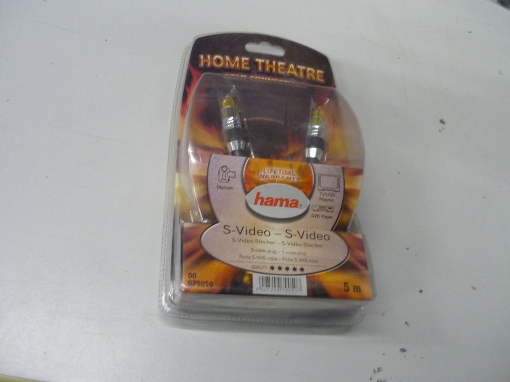Neu OVP - Hama S-Video Kabel Gold Connections DVD TV Video | Kaufen auf ...