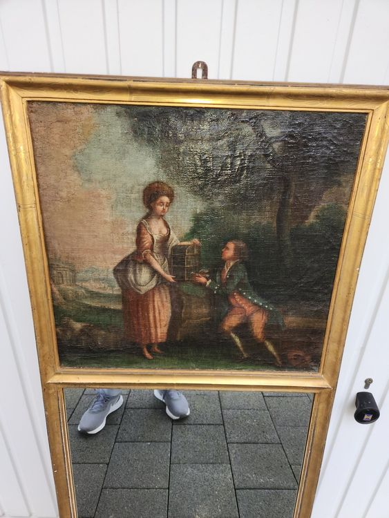 Antiker Barock Trumeau Spiegel um 1760 (Gebraucht) in Wauwil für CHF 405 – nur Abholung auf ...