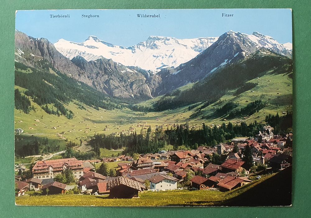 AK Adelboden BE Berner Oberland Gesamtansicht gel.1972 (Gebraucht) in Rheinfelden für CHF 2 ...