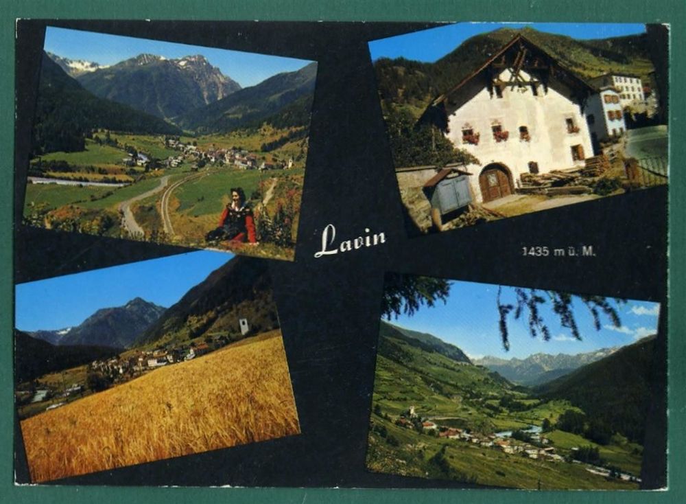 Lavin im Unterengadin, 4 Ansichten | Kaufen auf Ricardo