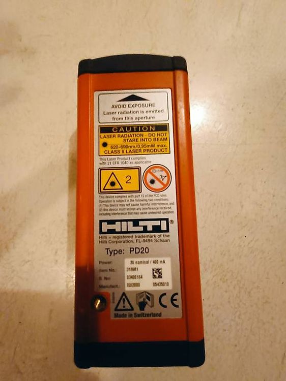 HILTI PD 20 Laser de mesure | Kaufen auf Ricardo