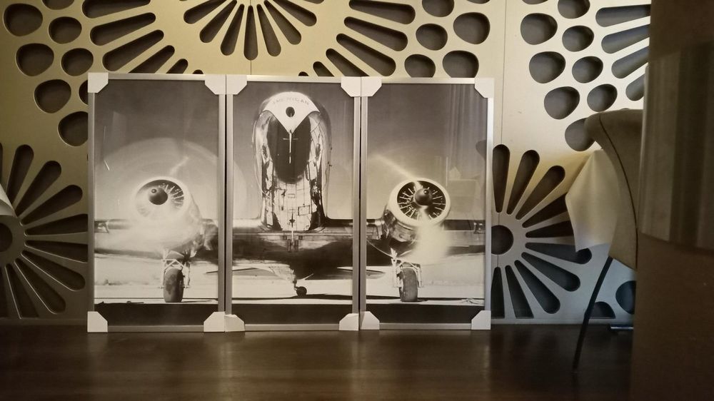 3er Bild Set Flugzeug Oldtimer Vintage Style Alurahmen (Neu und originalverpackt) in Zürich für ...