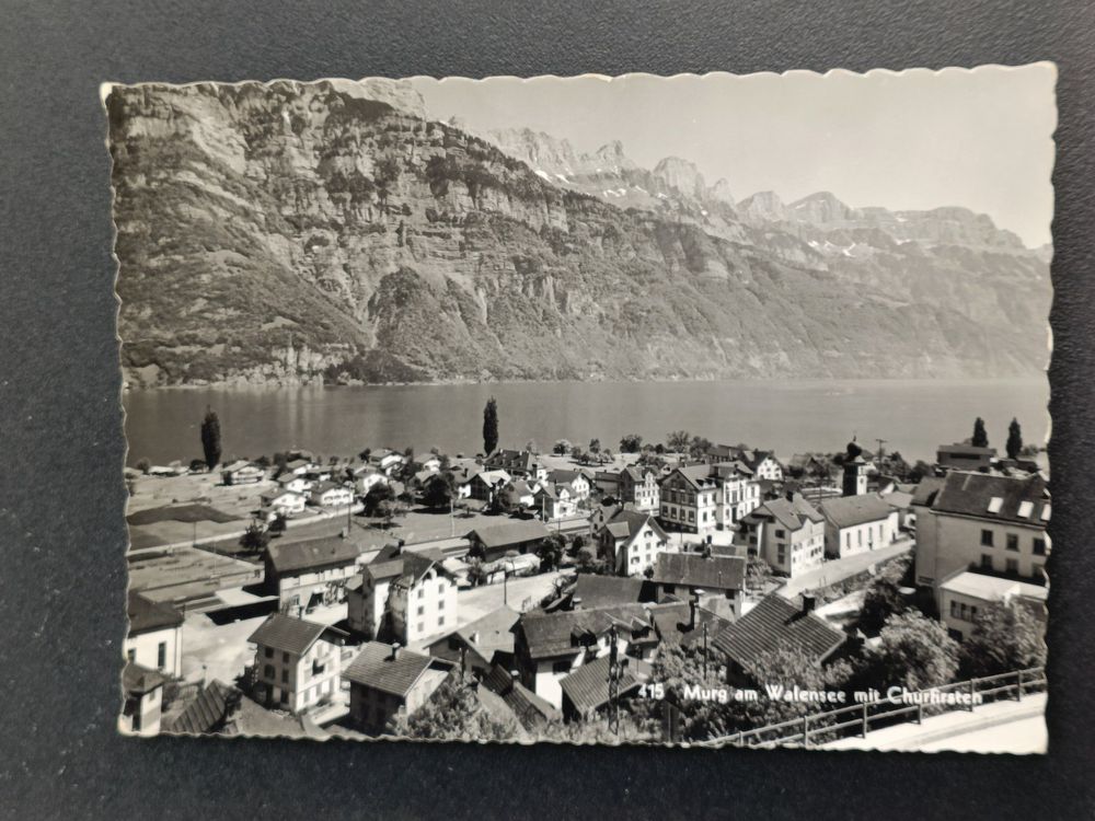 Photo Karte Murg Sg Am Walensee Gelaufen 1964 Kaufen Auf Ricardo