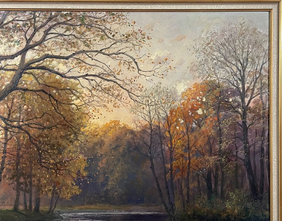 Laurits Sörensen (1865-c.1912) grosses Gemälde (Gebraucht) in Root für ...