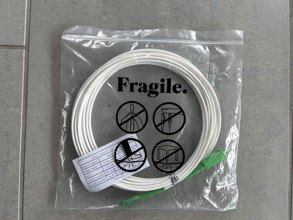 Glasfaserkabel 5 Meter (Neu und originalverpackt) in Lachen SZ für CHF 9 – mit Lieferung auf ...
