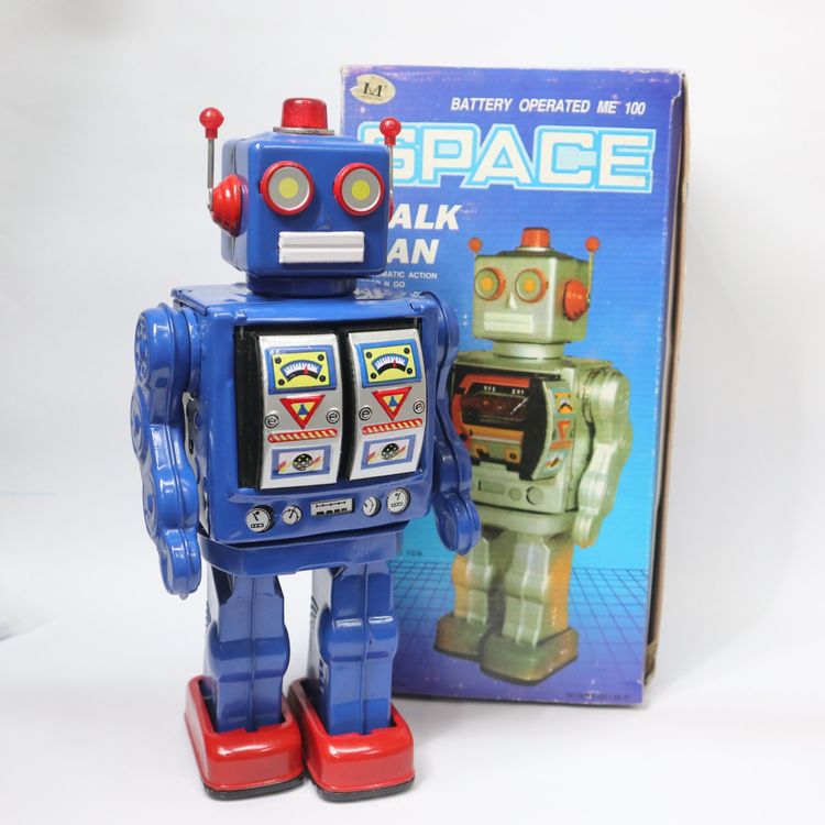 90's Blech Roboter Space Walk Man Robot 80's (Neu (gemäss Beschreibung ...