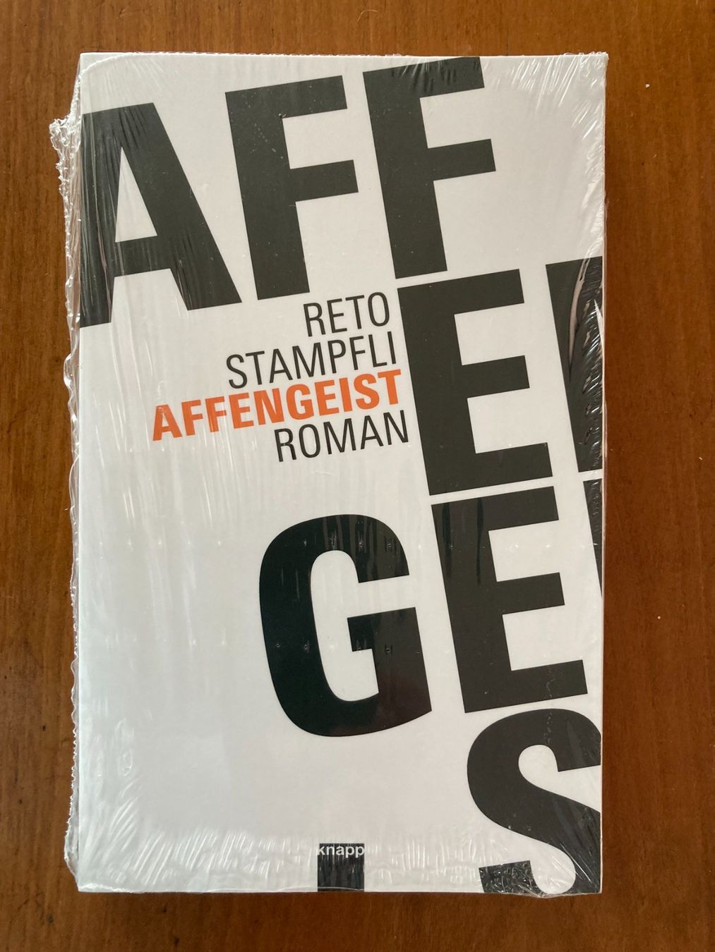 AFFENGEIST Roman von RETO STAMPFLI Buch NEU (Neu und originalverpackt ...