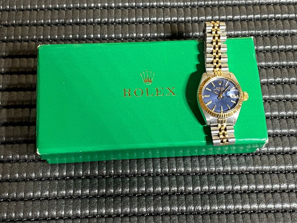 Rolex oyster date juste bicolore automatique | Kaufen auf Ricardo